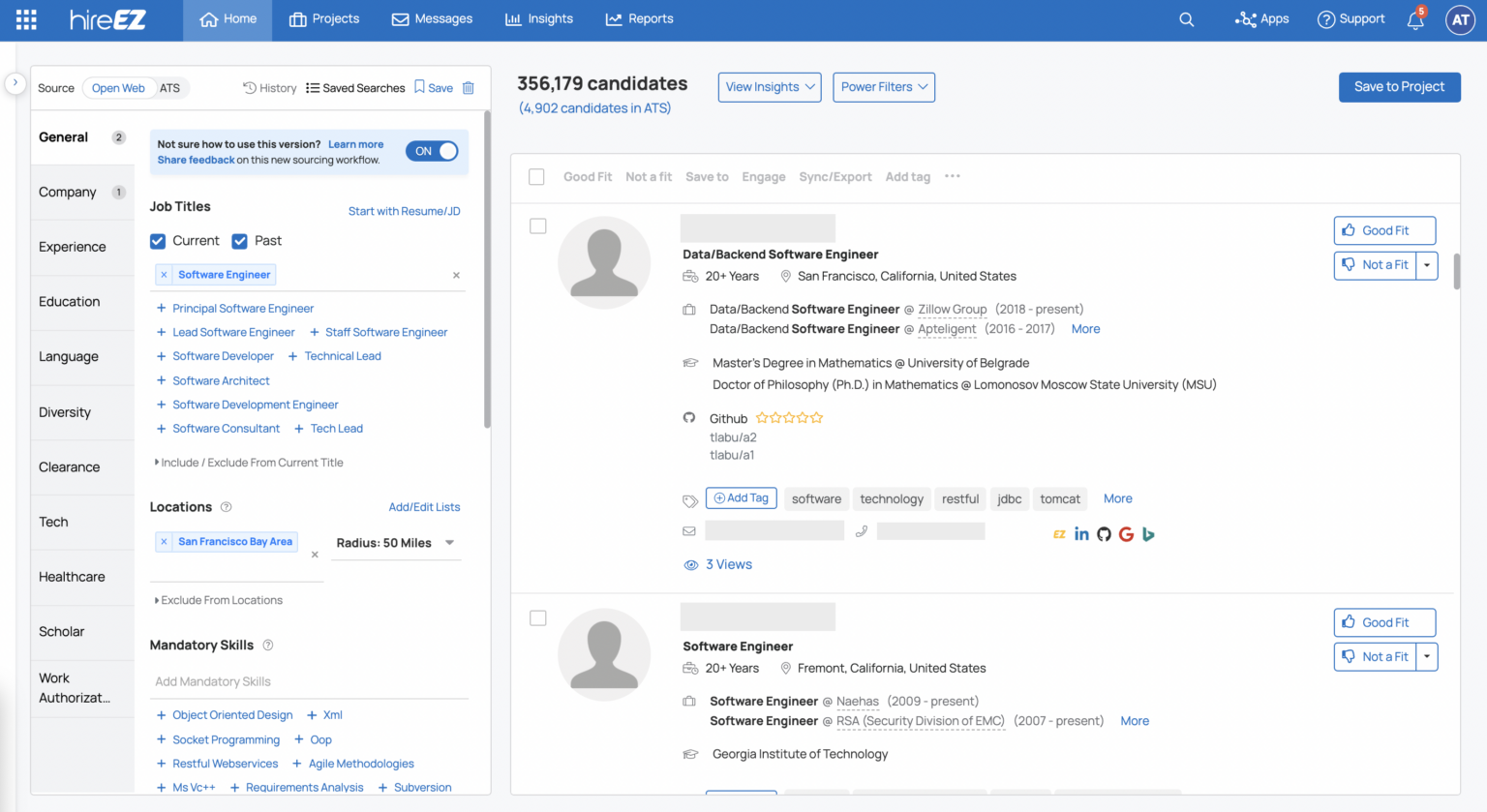 hireEZ: OutBound Recruiting AI-Powered Platform | JazzHR Marketplace