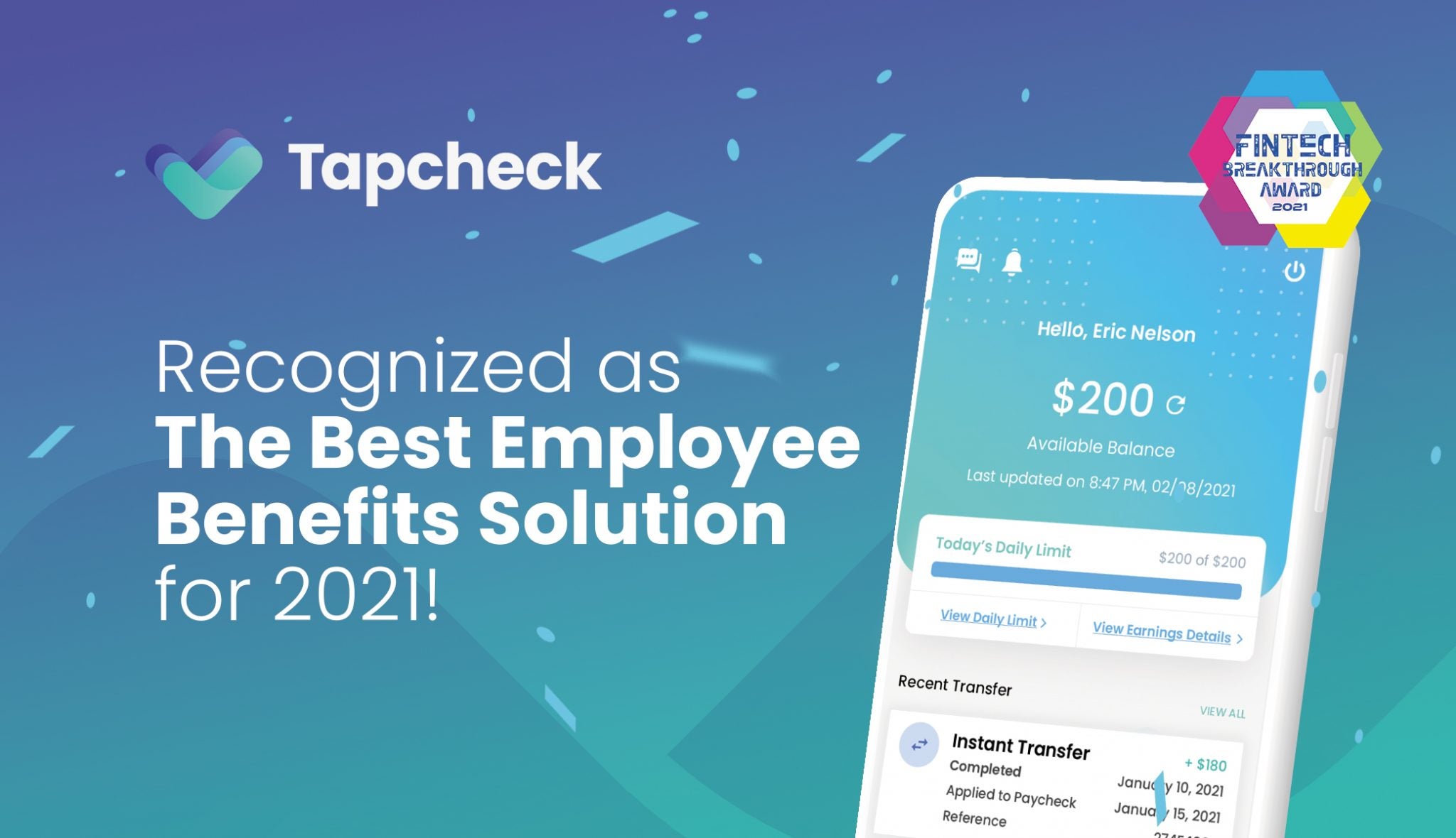 Tapcheck: Employee Financial Wellness | JazzHR Marketplace